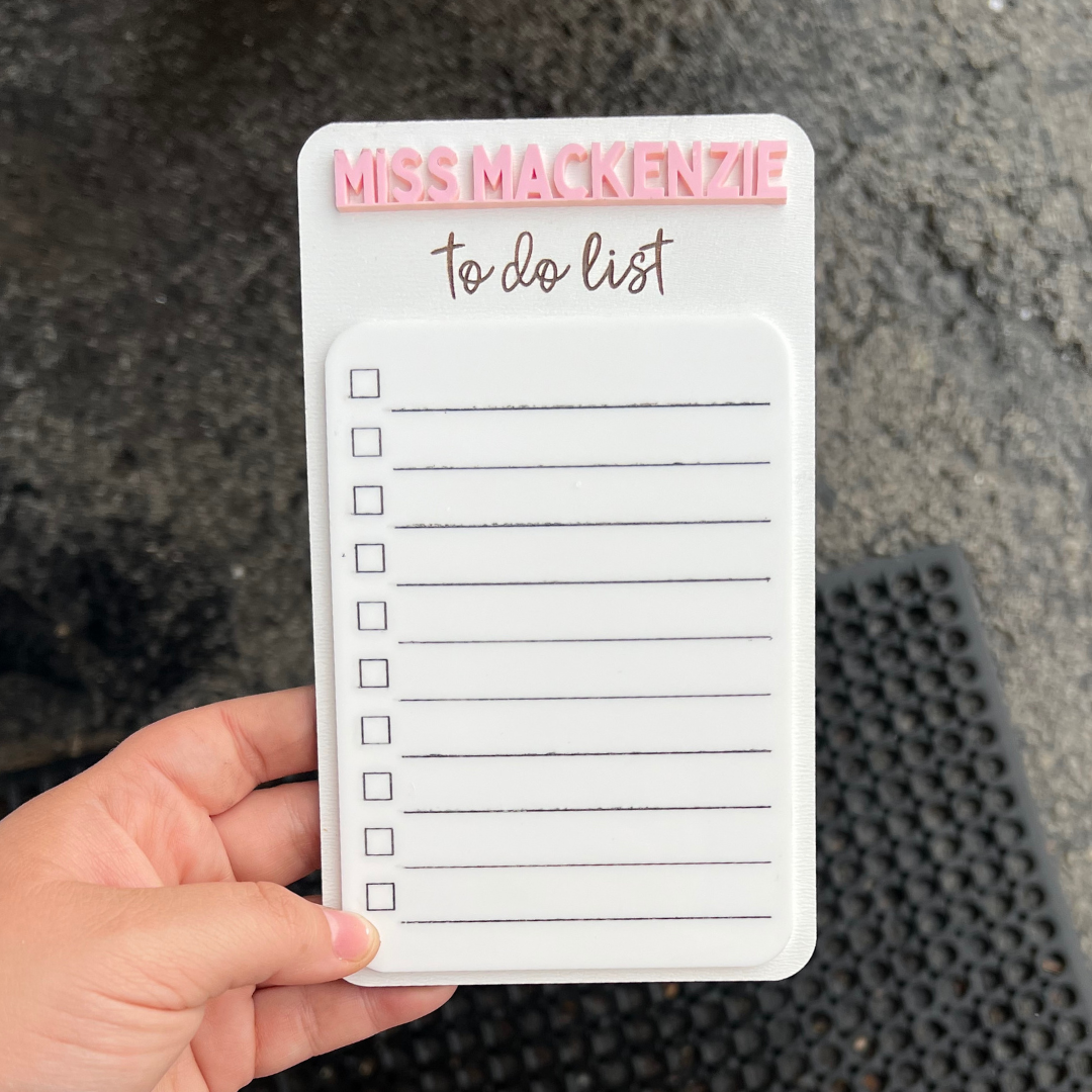 Teacher To Do List Dry Erase Board – FARMHOUSE598