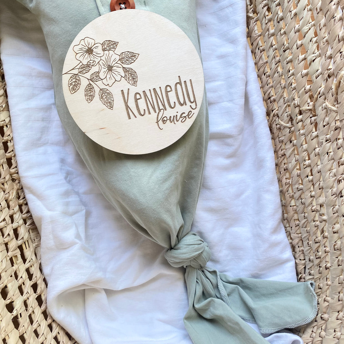 Double Flower Laser Engraved Disc – FARMHOUSE598